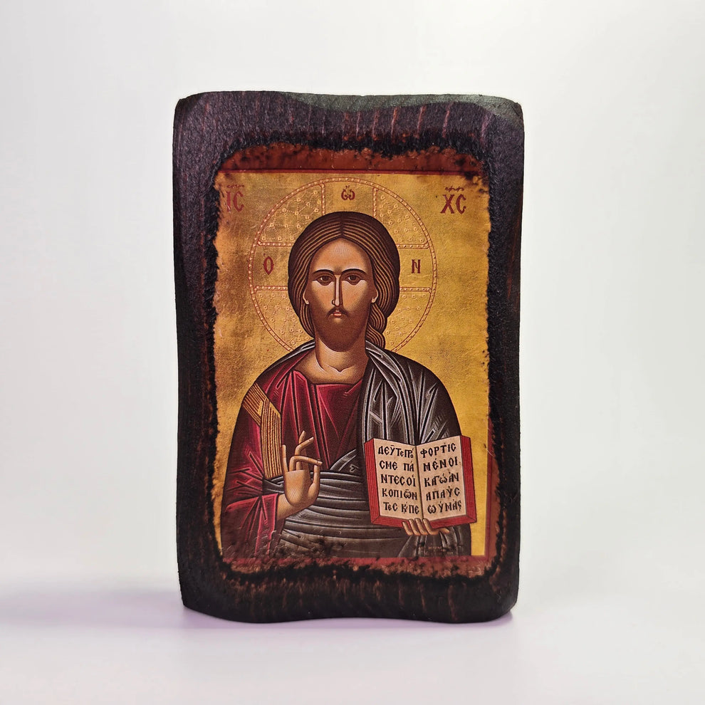 Jesus Christ Byzantine Icon – Made in Greece – Sacred Icon House